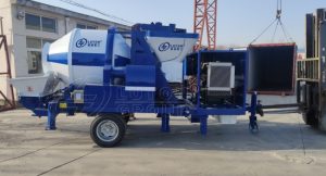 Mini Concrete Mixer with Pump - Productive and Portable to Apply