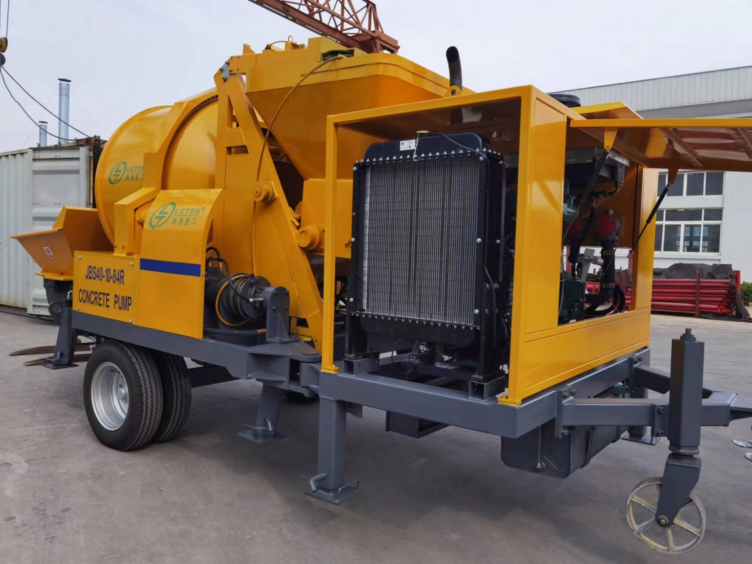 Mini Concrete Pump - Concrete Trailer Pump & Mixer Pump for Small Jobs