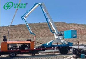 Spider Boom Concrete Pump